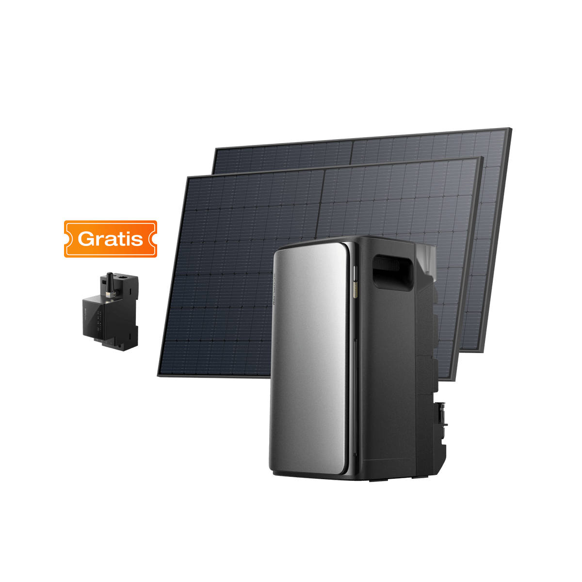 Ideal para un hogar de un tamaño de 90–119 m² Set EcoFlow STREAM Basic ...